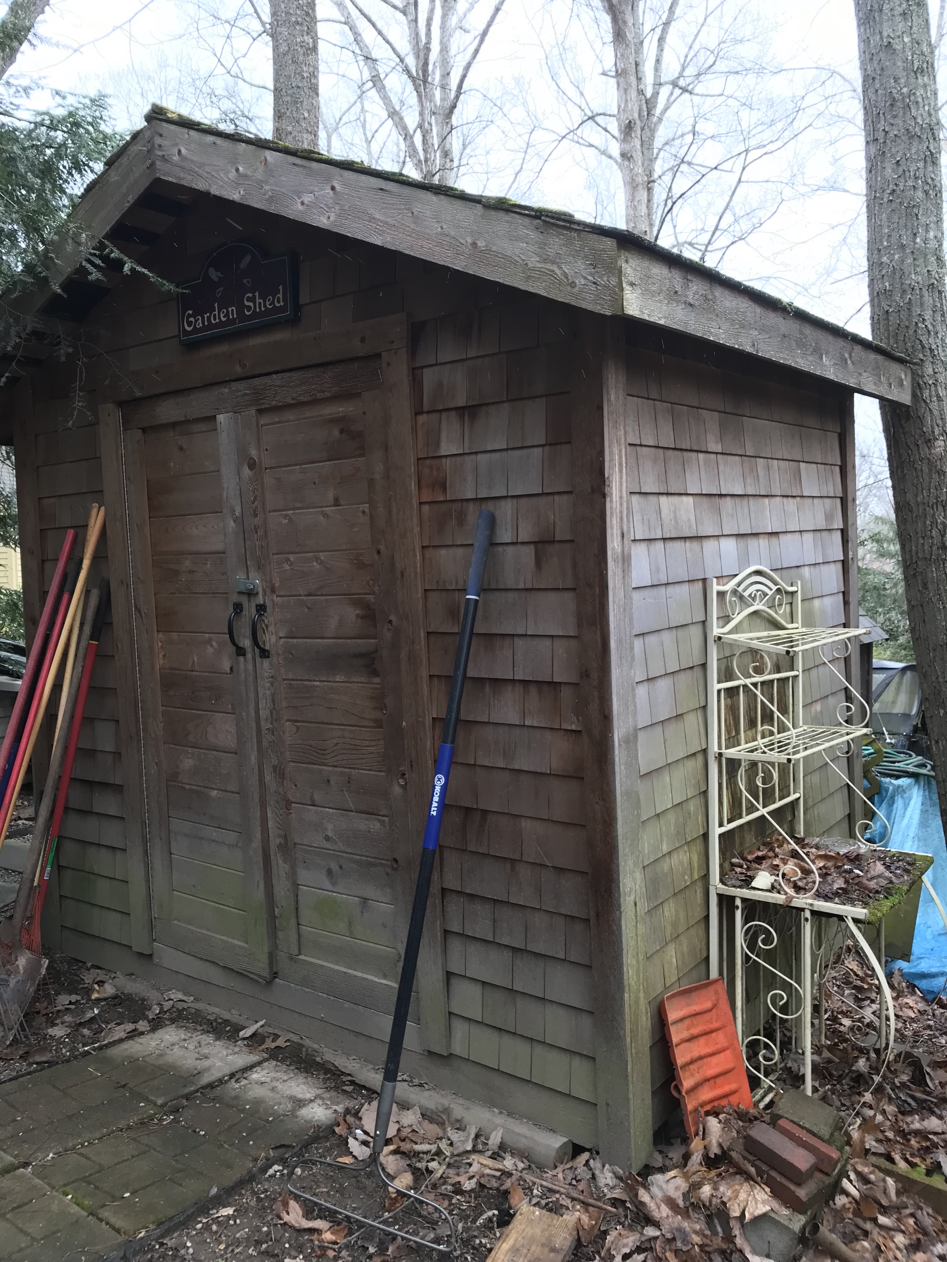 Hardscape Garden Shed | Randy Stewart's Garden