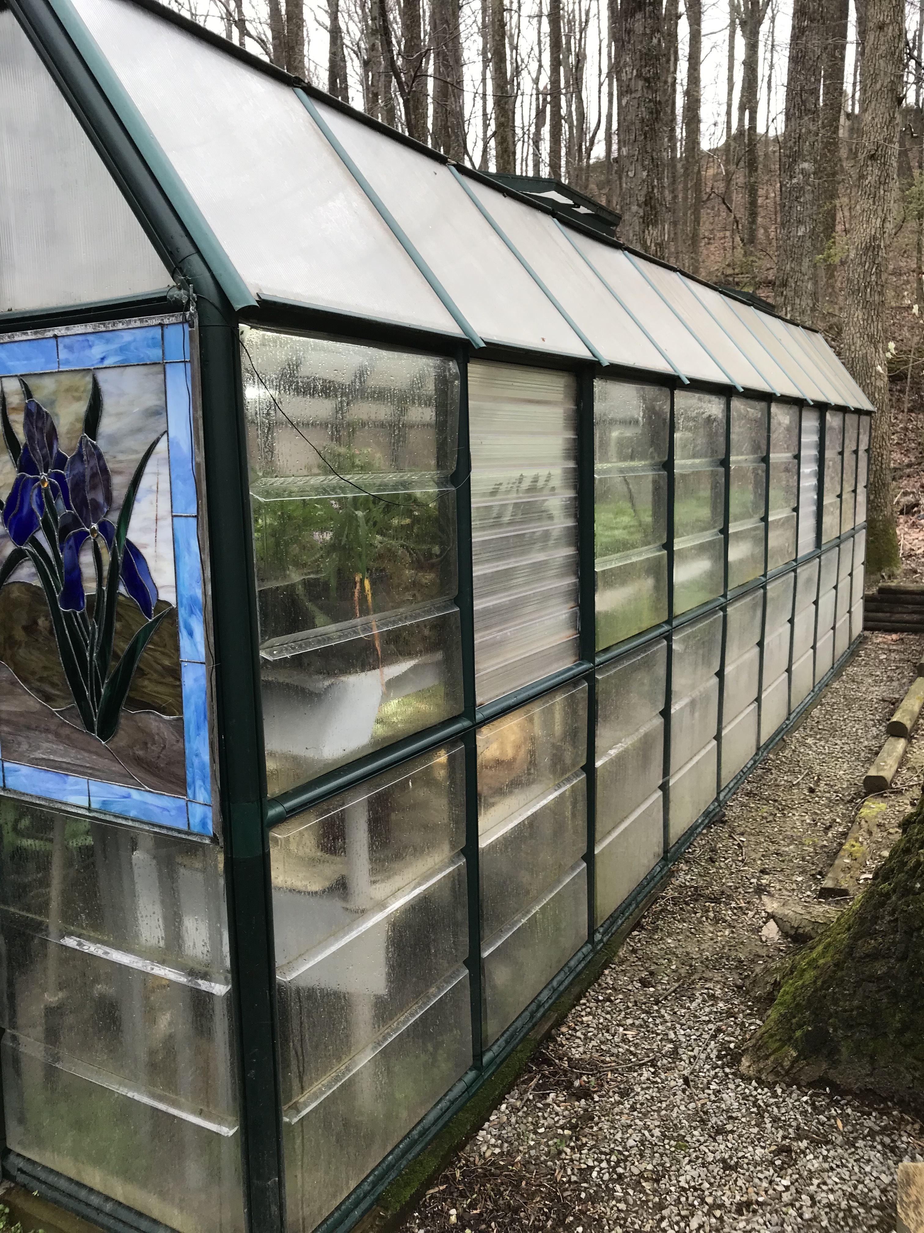 Hardscape Upper Greenhouse | Randy Stewart's Garden